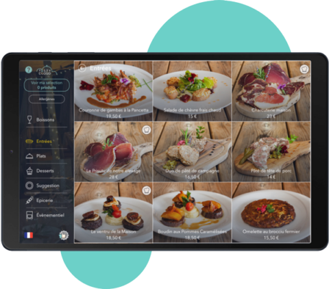 Menu commande - TastyCloud