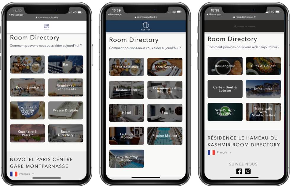 Room directory : donnez accès aux services de votre hôtel via QR code